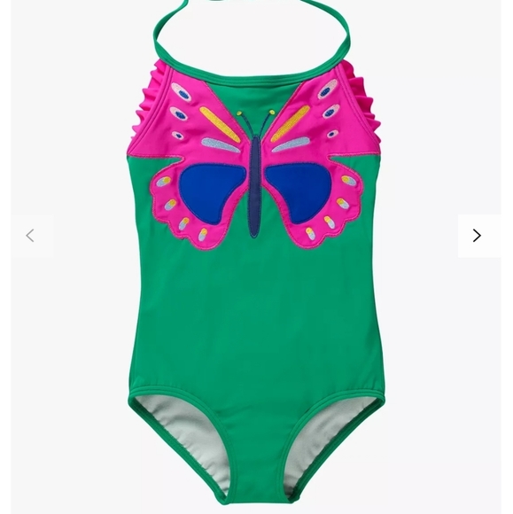 Mini Boden | Swim | Nwt Mini Boden Girls Butterfly Appliqu Swimsuit ...